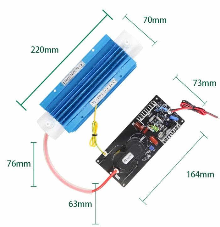 Jual 220V 10G Ozone Generator Tube Water Adjustable Purifier - pendek - Kota Tangerang ...