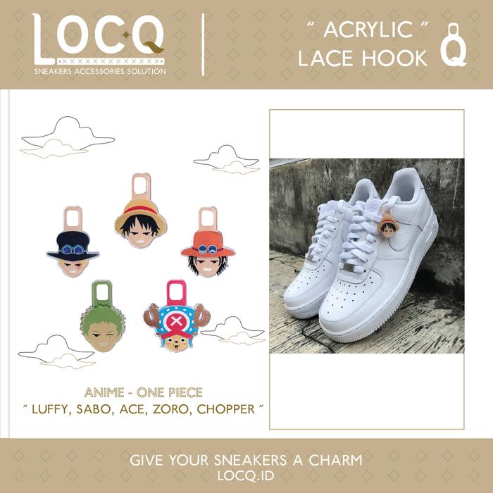 Jual Aksesoris Tali Sepatu Acrylic One Piece Luffy Zoro Chopper Shoelaces - Sabo - Kota ...