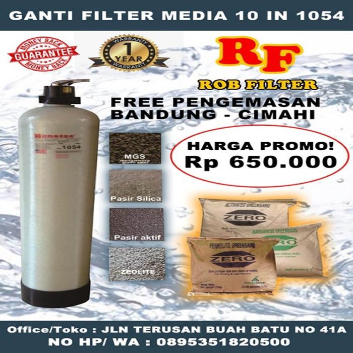 Jual ganti media filter air 10 inch 1054 wave fiber Bandung Cimahi ...