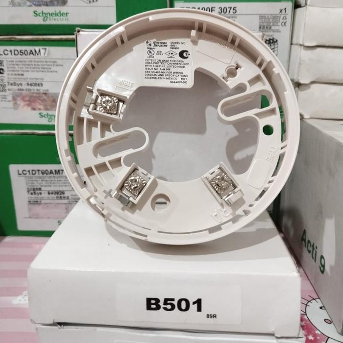 Jual BASE DETECTOR B501 ADDRESSABLE NOTIFIER SYSTEM SENSOR BASE 501 ...