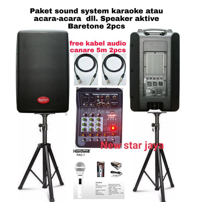 Jual Paket sound system Karaoke atau acara-acara dll Speaker Aktive ...