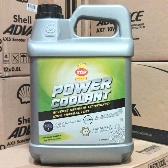 Jual RADIATOR COOLANT / CAIRAN RADIATOR TOP 1 POWER COOLANT 4 LITER ...