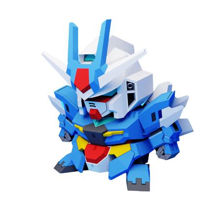 Jual DIY Papercraft Lembar Pola SD Gundam Earthtree - Kota Bandung ...