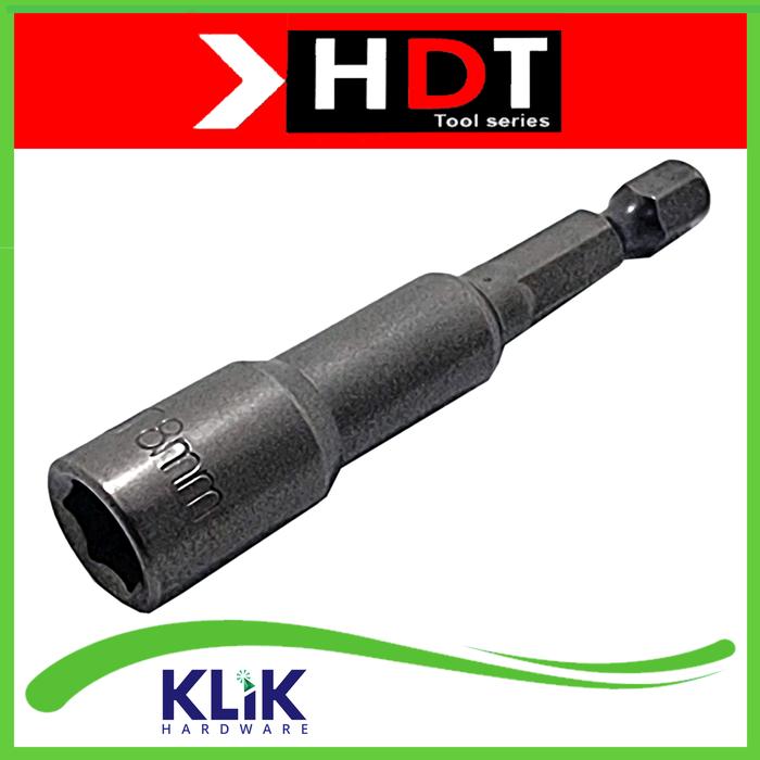 Jual HDT Magnetic Hex Nut Setter 8 x 65 mm - Mata Bor Sock Roofing ...