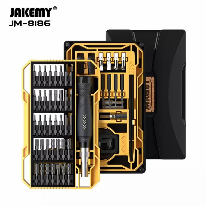 Promo Jakemy JM-8186A 83 in 1 Black Edition Obeng Set Camera Komputer ...