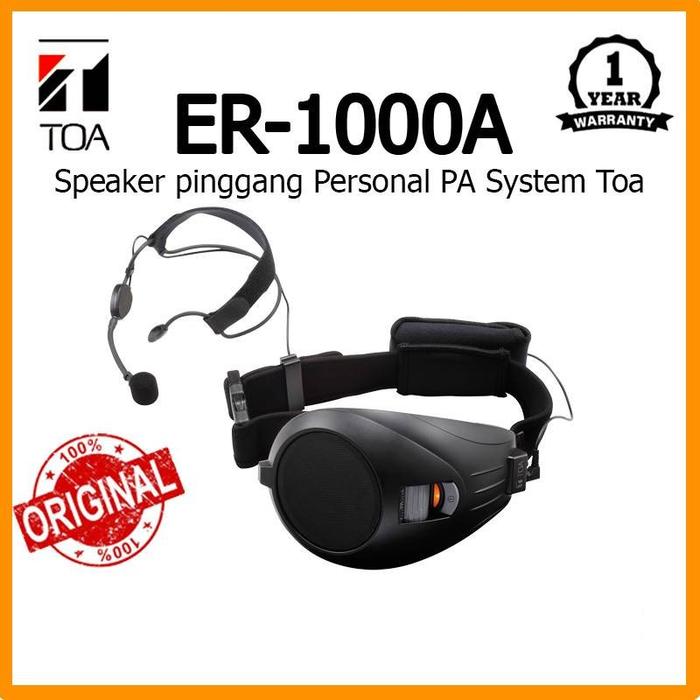 Jual TOA ER 1000A-BK ER-1000A Personal PA System Original TOA RESMI ...
