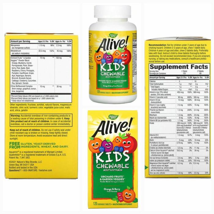 Jual Alive Multivitamin dan Alive Complete Multivitamin untuk Ank (2 ...