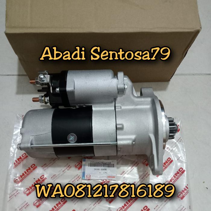 Jual Dynamo Starter Hino Lohan 500 JO8E OEM: 28100 - E0080 - Jakarta ...