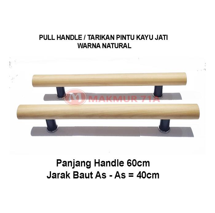 Jual Pull Handle FULL Kayu Jati / Handle Pintu Dorong Pegangan Pintu ...