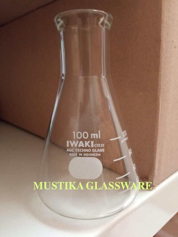 Jual Erlenmeyer Glass 250 ml/ Gelas Erlenmeyer cap 250 ml IWAKI Original - Kab. Bekasi - MUSTIKA ...