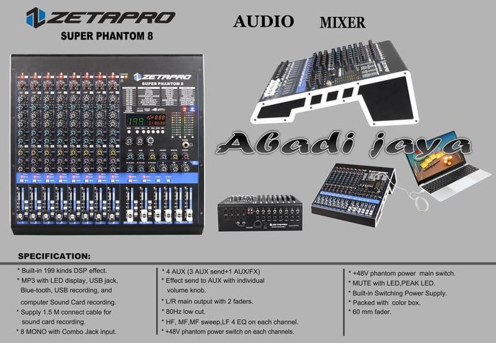 Jual mixer zetapro super phantom 8 ZETAPRO SUPER PHANTOM 8 garansi resmi - Jakarta Barat ...