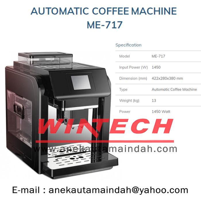 Jual MESIN KOPI COFFEE MACHINE MEROL ME-717 MESIN PEMBUAT KOPI ESPRESSO ...