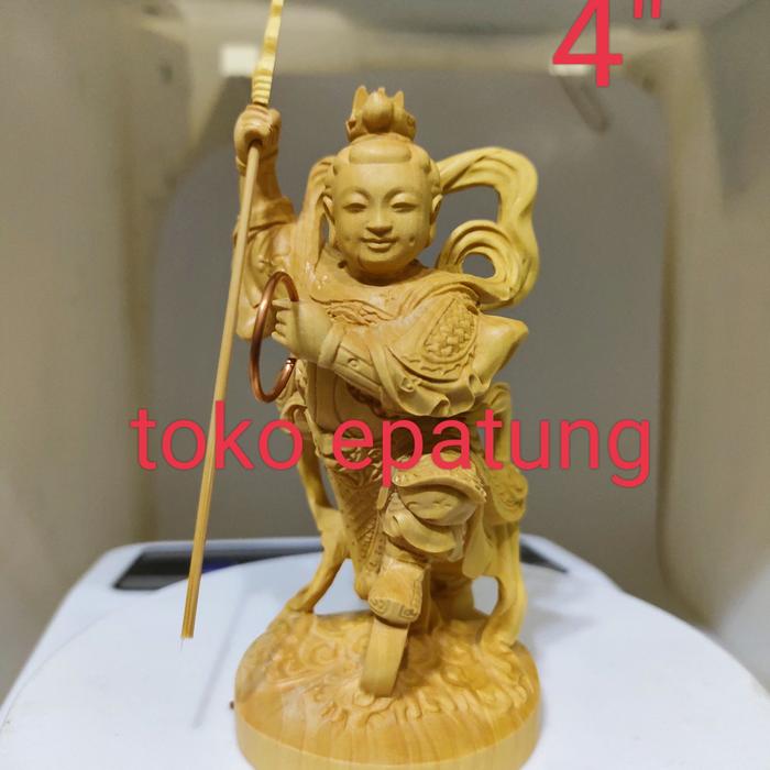 Jual patung dewa naca / naca / nacha - berdiri - kayu - 4 inch - Polos ...