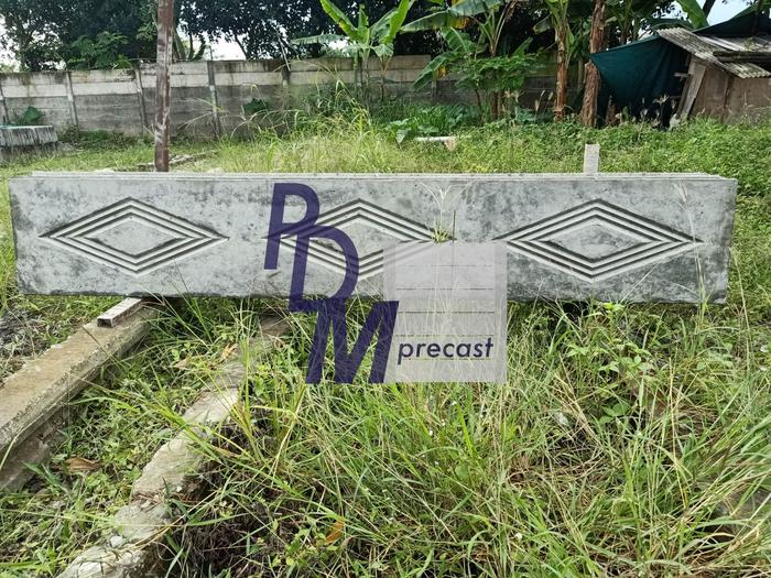 Jual Pagar Panel Beton Motif Wajik arcon tembok berlin hias Pdm precast ...