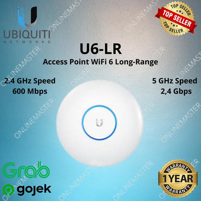 Jual Ubiquiti U6-LR-US UniFi 6 Access Point - u6LR + U POE AT - Jakarta ...