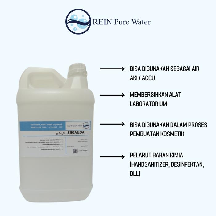 Jual Aquadest / Aquades 5 Liter / Air Murni / Air Tds 0 Di Seller ...