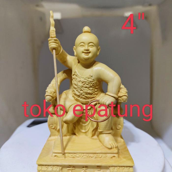 Jual patung dewa naca / naca / nacha -anak - kayu - 4 inch - Polos (s ...