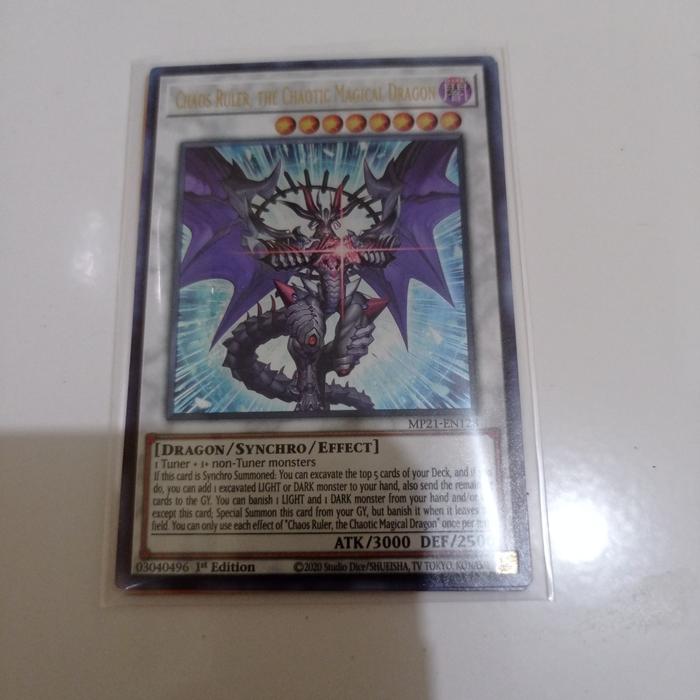 Jual Yugioh Chaos Ruler, the Chaotic Magical Dragon ultra rare ...