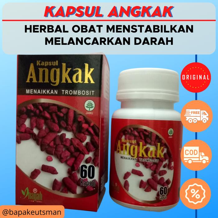 Jual KAPSUL ANGKAK INAYAH - OBAT DBD TIPES TYPUS BANTU MENAIKAN ...