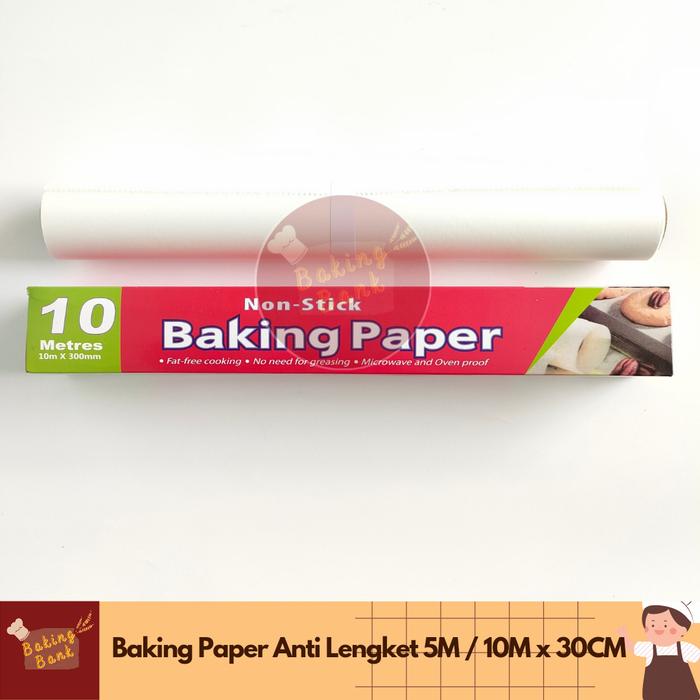 Jual Kertas Baking Kertas Panggang Kue Roti Antilengket Baking Paper 5m ...