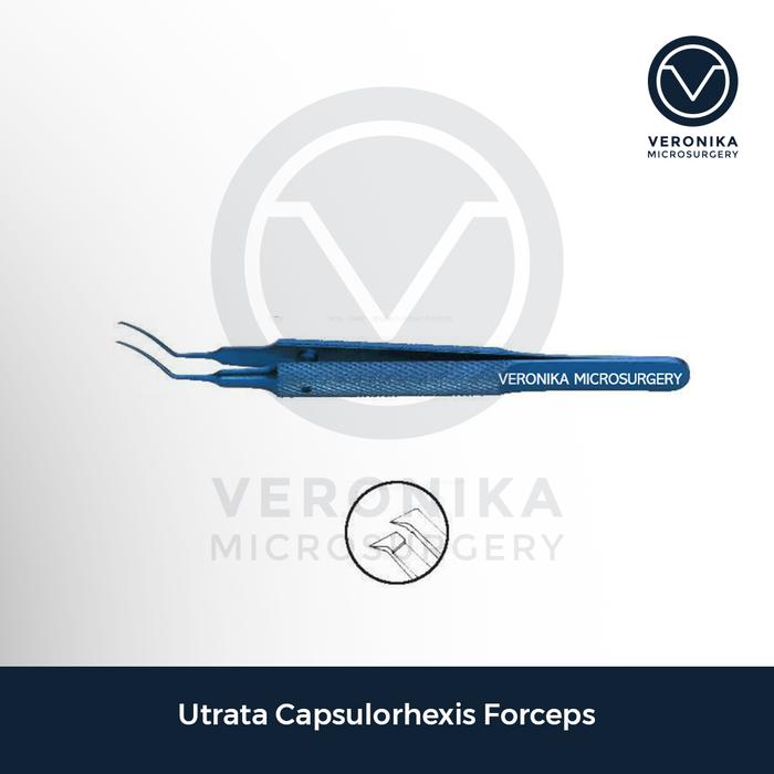 Jual Utrata Forceps Capsulorhexis Curved Titanium - Jakarta Pusat ...