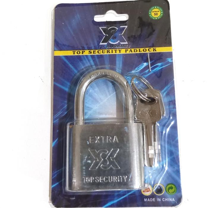 Jual Gembok besi putih leher pendek tanpa ver 50mm - Kota Surabaya ...