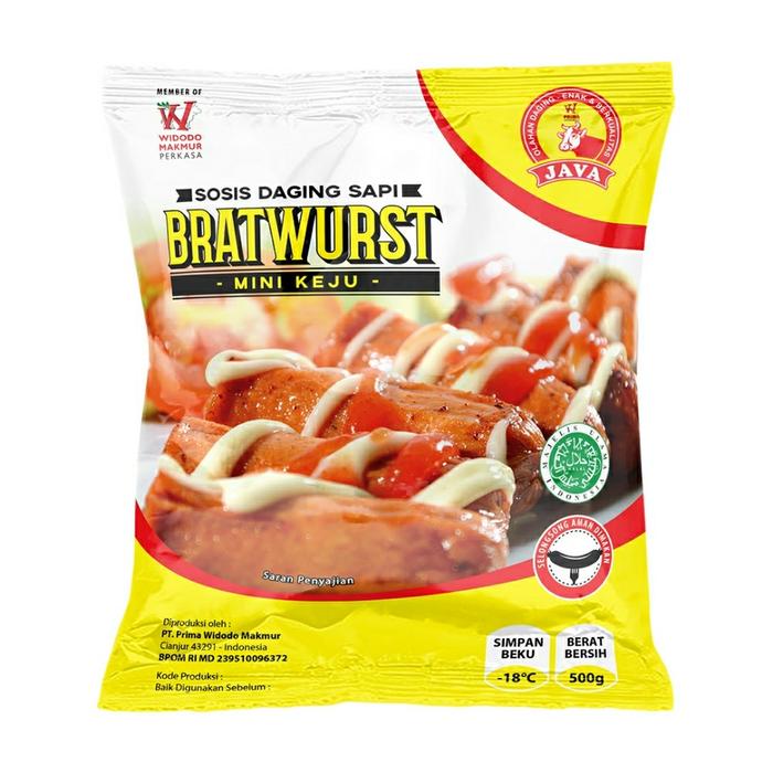 Jual JAVA - Sosis Sapi Bratwurst keju Mini 500gr - Kab. Sleman - Kita ...
