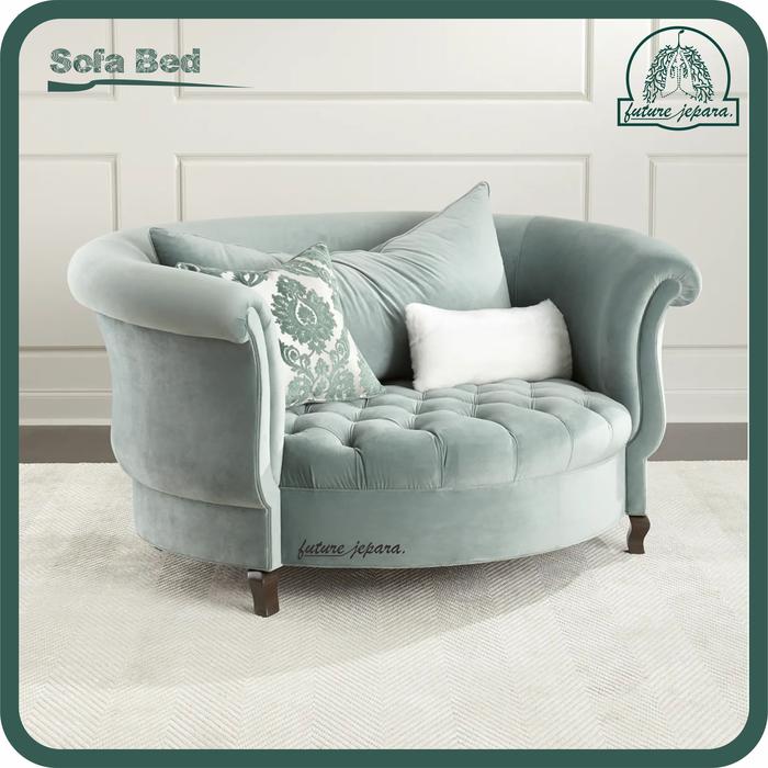 Jual sofa bed kursi sofa single bulat sofa malas sofa santai minimalis ...