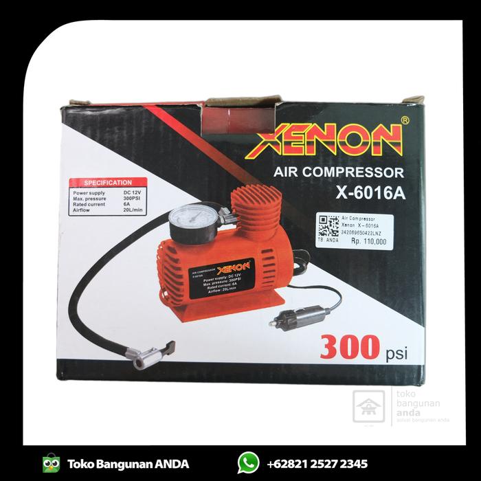 Jual POMPA BAN MINI PORTABLE XENON AIR COMPRESSOR - Kota Semarang ...