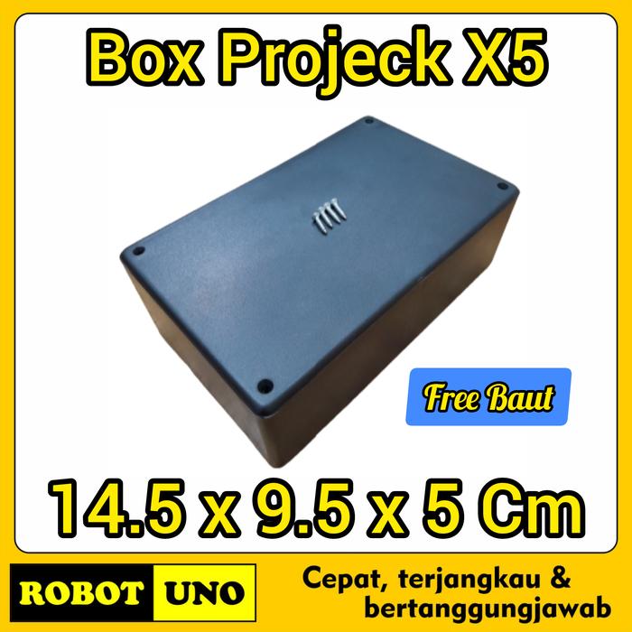 Jual Box X5 Box Projeck Box Elektronik Hitam Proyek Universal - Kota ...