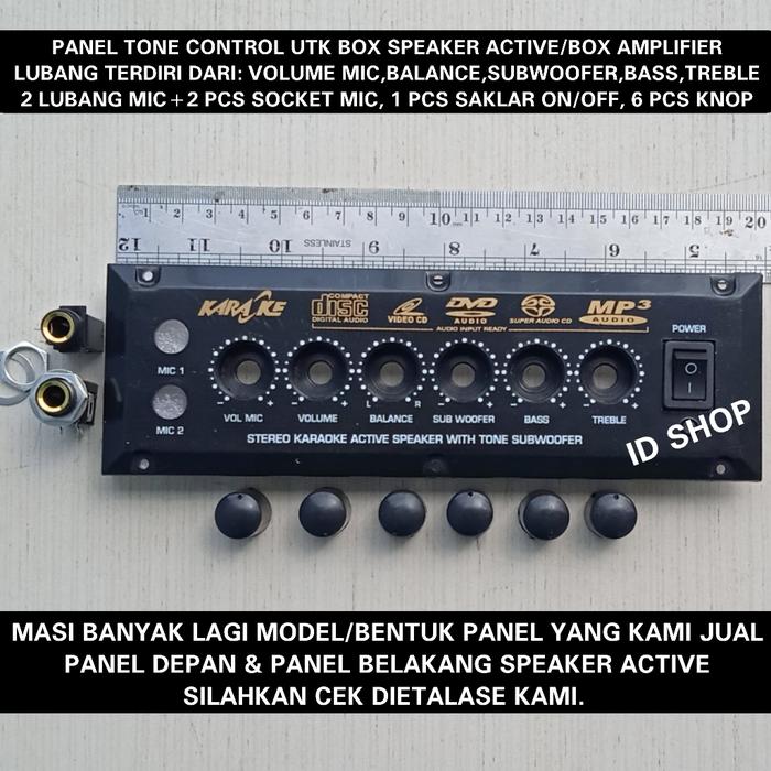 Jual PANEL TONE CONTROL SPEAKER ACTIVE PLAT TUN KONTROL SEPIKER AKTIF ...
