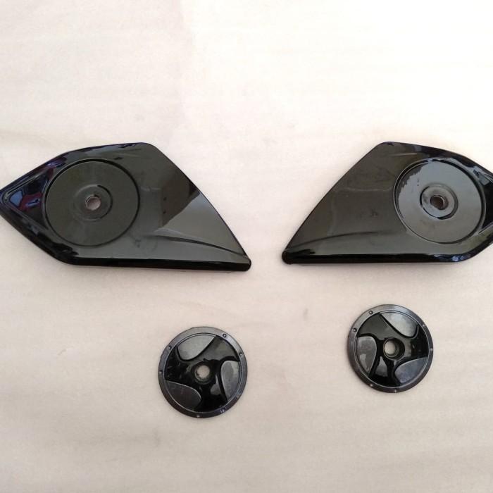 Jual Side Cover Tutup Kaca Helm GM Interceptor Original - Hitam - Kota ...