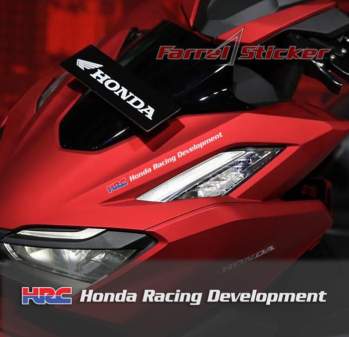 Jual stiker HRC Sticker honda racing development - Putih - Jakarta ...