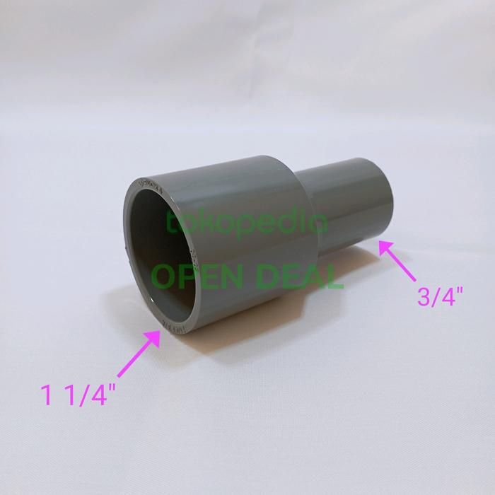 Jual Vlok Sok AW 1 1/4 x 3/4 RUCIKA /Plok Sok PVC/Reducer Sock 1 1/4x3 ...