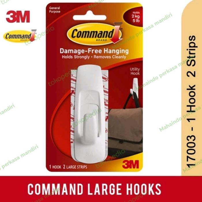 Jual 3M Command Large Utility Hook 17003 ES - Gantungan - Kota ...