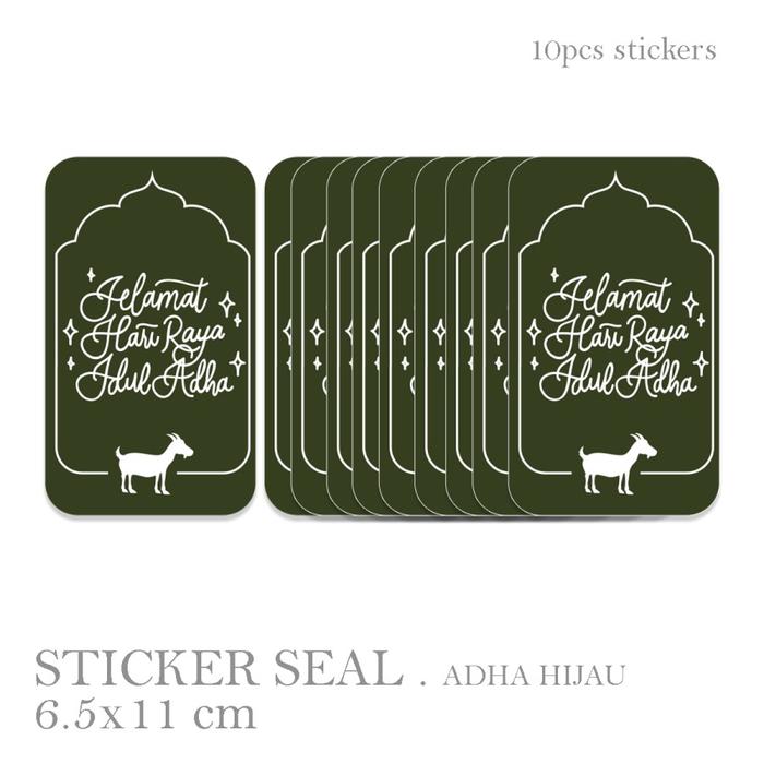 Jual Seal Sticker Idul Adha Label Hampers Hari Raya Kurban Lebaran Haji ...