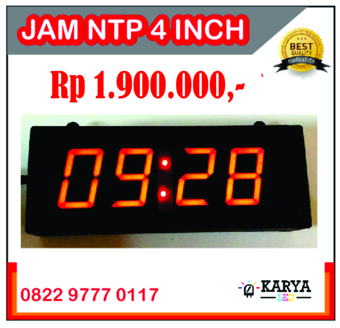 Jual NTP Digital Clock - Kab. Sleman - KARYA LED | Tokopedia