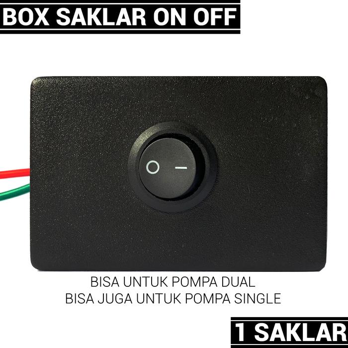 Jual Box Saklar On Off Kotak Dilengkapi dengan 1 Saklar dan Jac DC ...