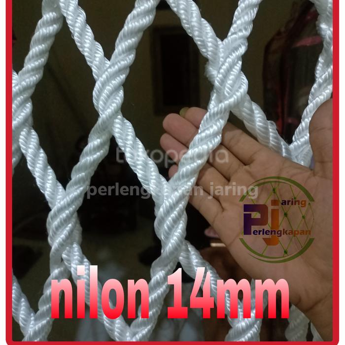 Jual jaring safety net nilon 14mm super tebal - lubang 5cm - Kab ...