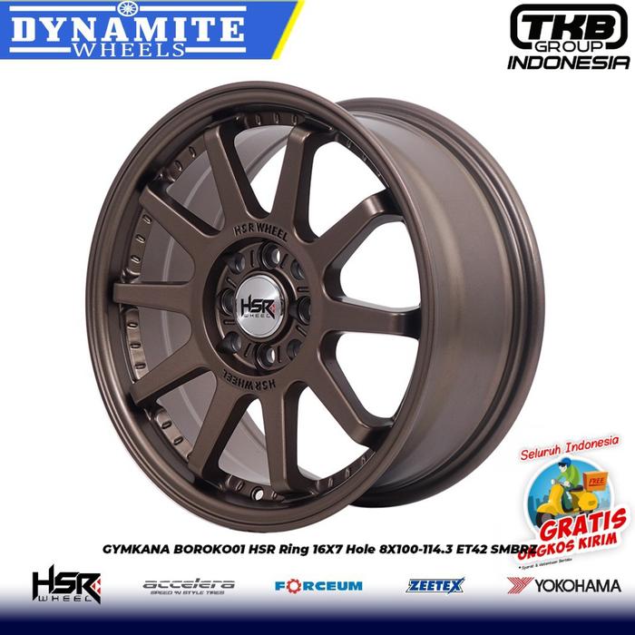Jual VELG RACING HSR TYPE GYMKANA R16 PCD 4X100 4X114,3 BUAT VIOS ...