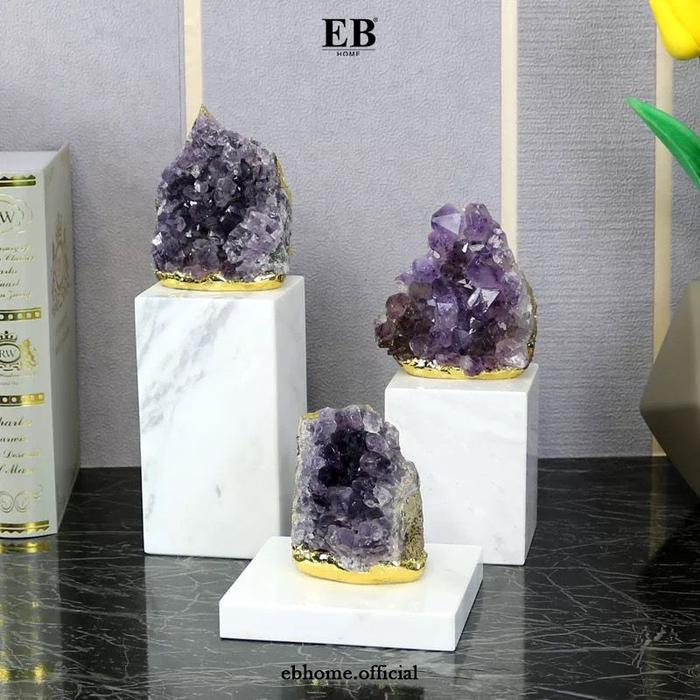 Jual Pajangan Meja Kristal / Amethyst Quartz Crystal Set 190/69-71 ...