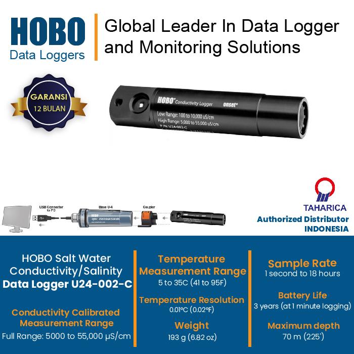 Jual Conductivity Data Logger Salt Water HOBO U24-002-C - Jakarta Timur - Raya Stock | Tokopedia