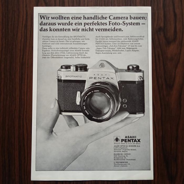 Jual Iklan Jadul ASAHI PENTAX Takumar - Poster Kamera Analog Lawas ...