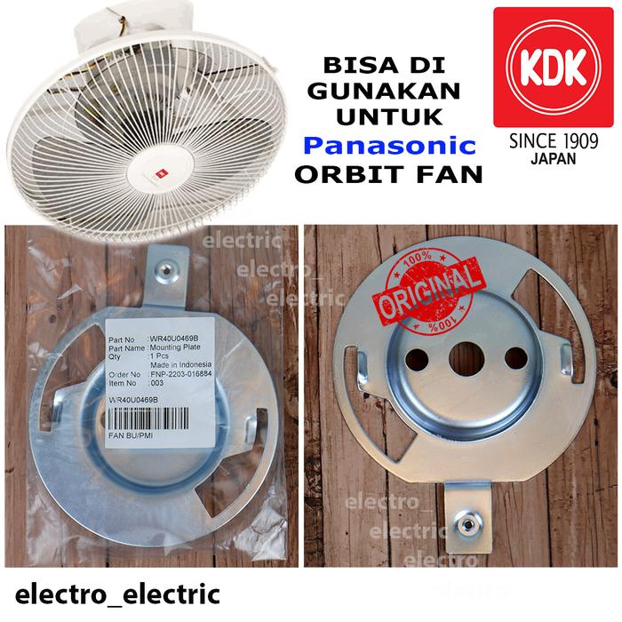 Jual Mounting Plate Orbit Fan Braket Dudukan Kipas Angin KDK WR 40U ...