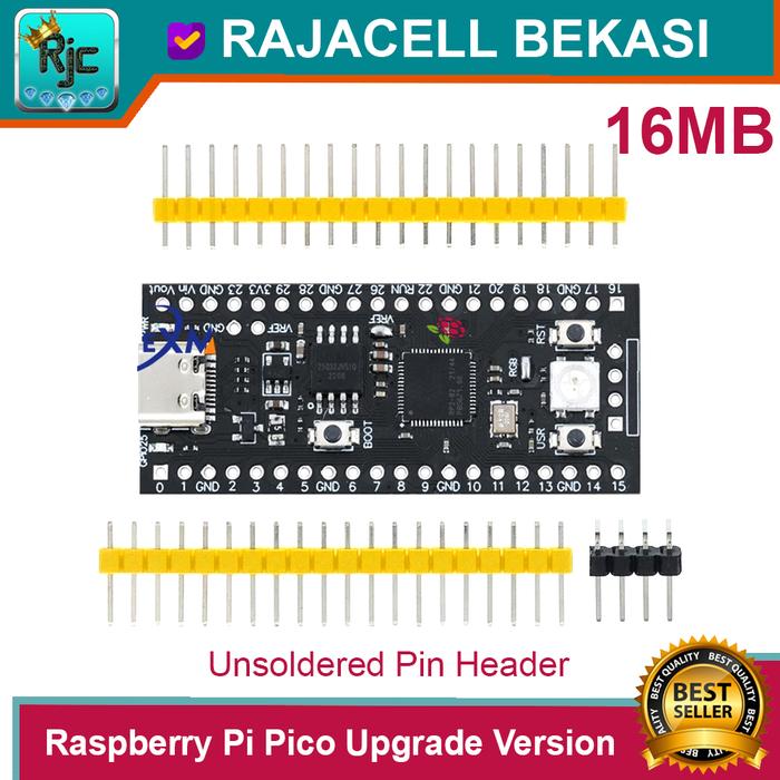 Jual Raspberry Pi Pico RP2040 Microcontroller Pengganti Nano V3 Promini - Upgrade 16MB ...