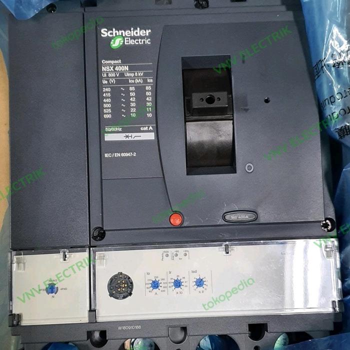 Jual MCCB schneider NSX400N 4P 400A LV432694 NSX 400N 4 Pole 400 Amper 50KA - Jakarta Pusat ...