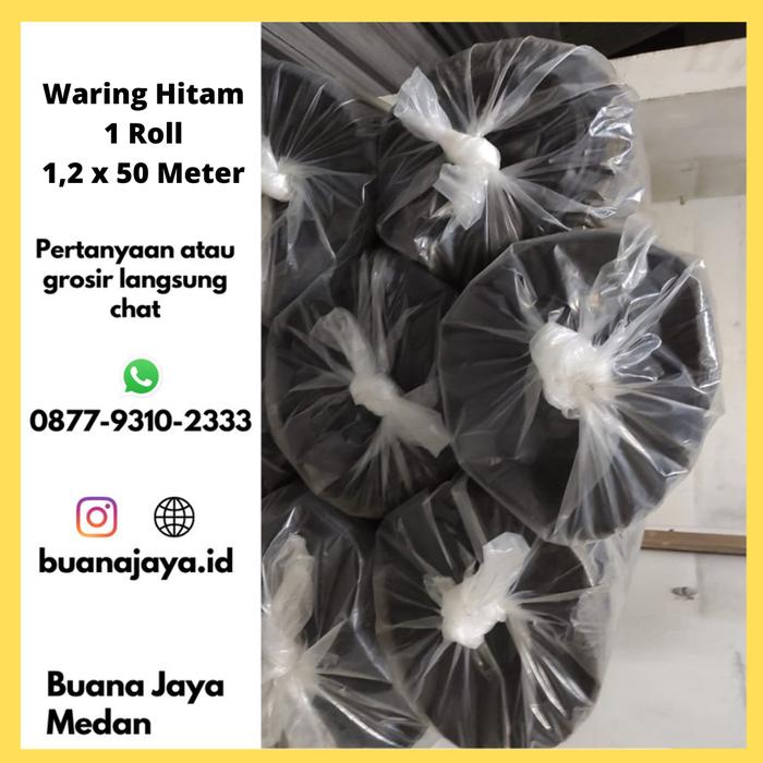 Jual Jaring Ikan Waring Hitam 1 Rol Roll (1,2m x 50m) Buana Jaya Medan ...