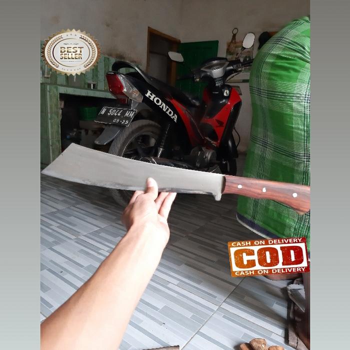 Jual golok parang babat kayu pohon ranting kelapa baja full tembus ...