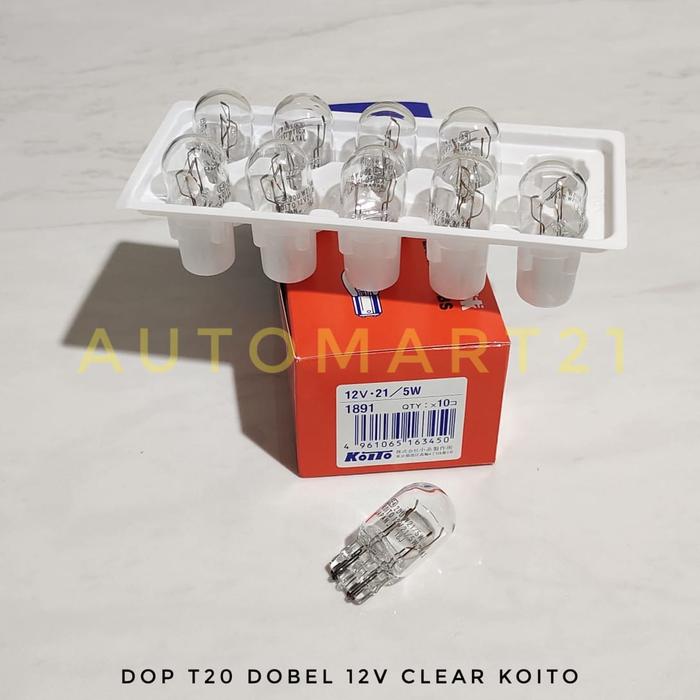 Jual DOP/BOHLAMP T20 UNTUK LAMPU REM KOITO JAPAN 12V 21W-5W/DOP KOITO ...
