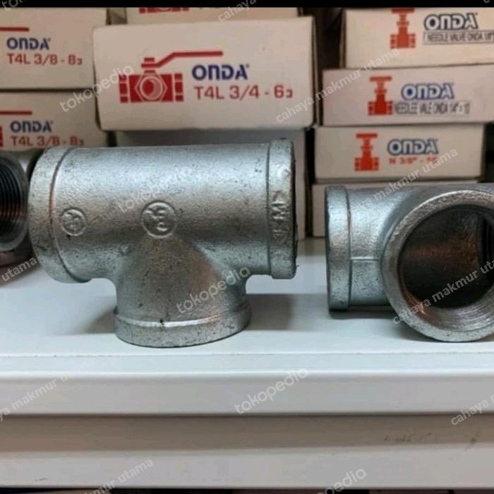 Jual Tee galvanis drat 2" inch / tee besi galvanis - Jakarta Barat ...